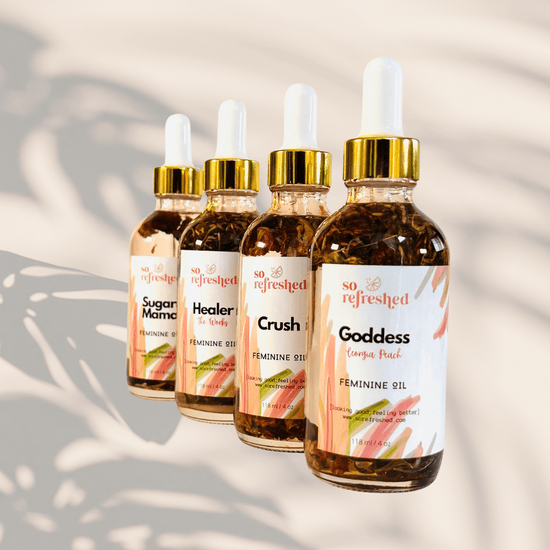 Feminine Oil Collection | 4 Luxurious Scents for Freshness & Care